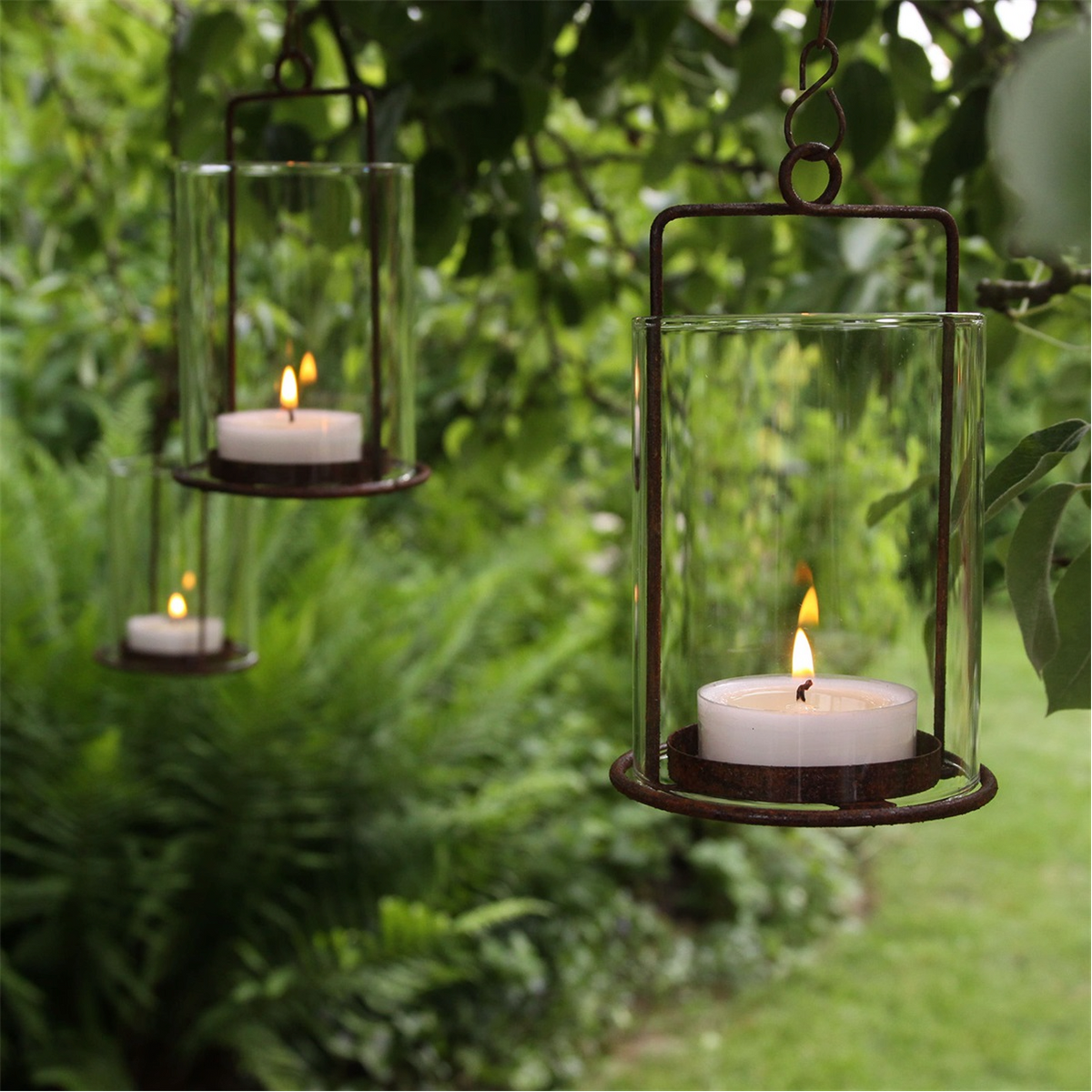 Lyslygte Hængende │ Få levende lys i haven på smukkeste vis – Rosenbud