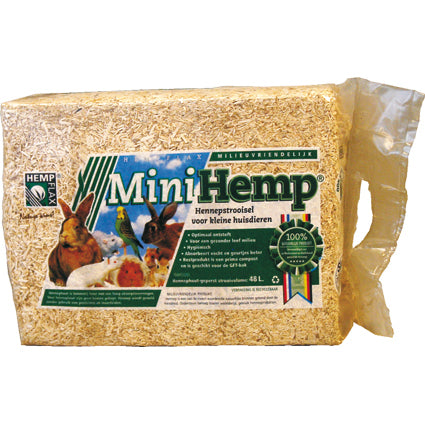 Hamp Strøelse til redekasser og hønsehus - køb 48 liter – Rosenbud